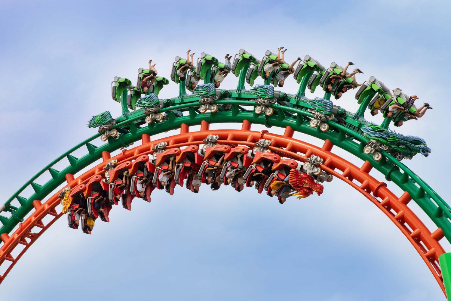 Dueling Dragons coaster is launched in China - InterPark
