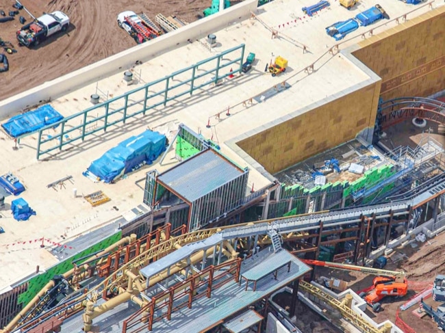 Donkey Kong roller coaster taking shape at Universal Epic Universe
