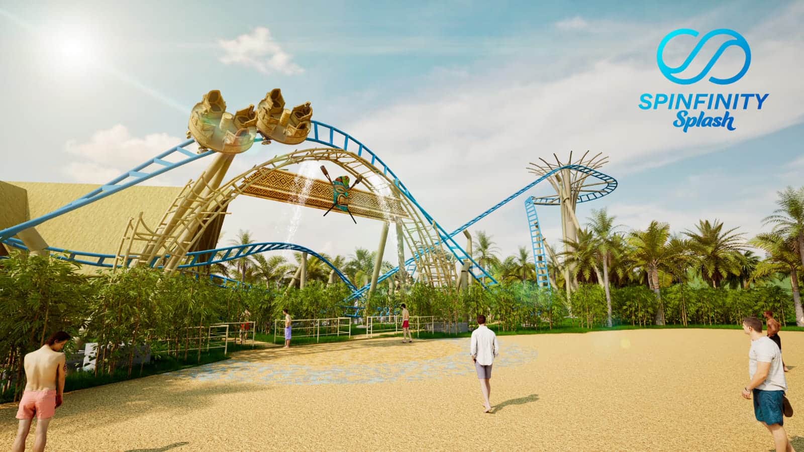 A world-first ride experience blending the thrills of a roller coaster ...