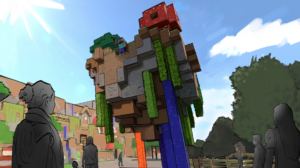 Minecraft World at Chessington World of Adventures: Merlin and Mojang ...